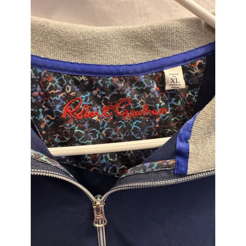 Robert Graham | Sweaters | Robert Graham Quarter Zip Sweater Navy And ...